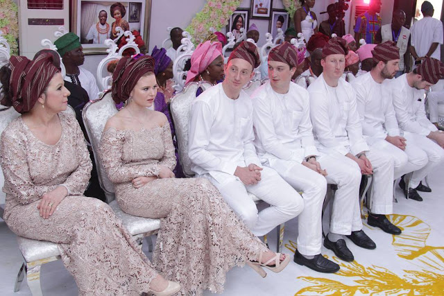 Photos: White Family Wears Aso Ebi As Nigerian Lady, Benin Princess ...