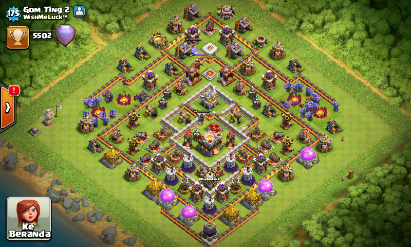 Pertahanan Base TH 11 Terkuat Dan Terbaik Master COC | Master COC