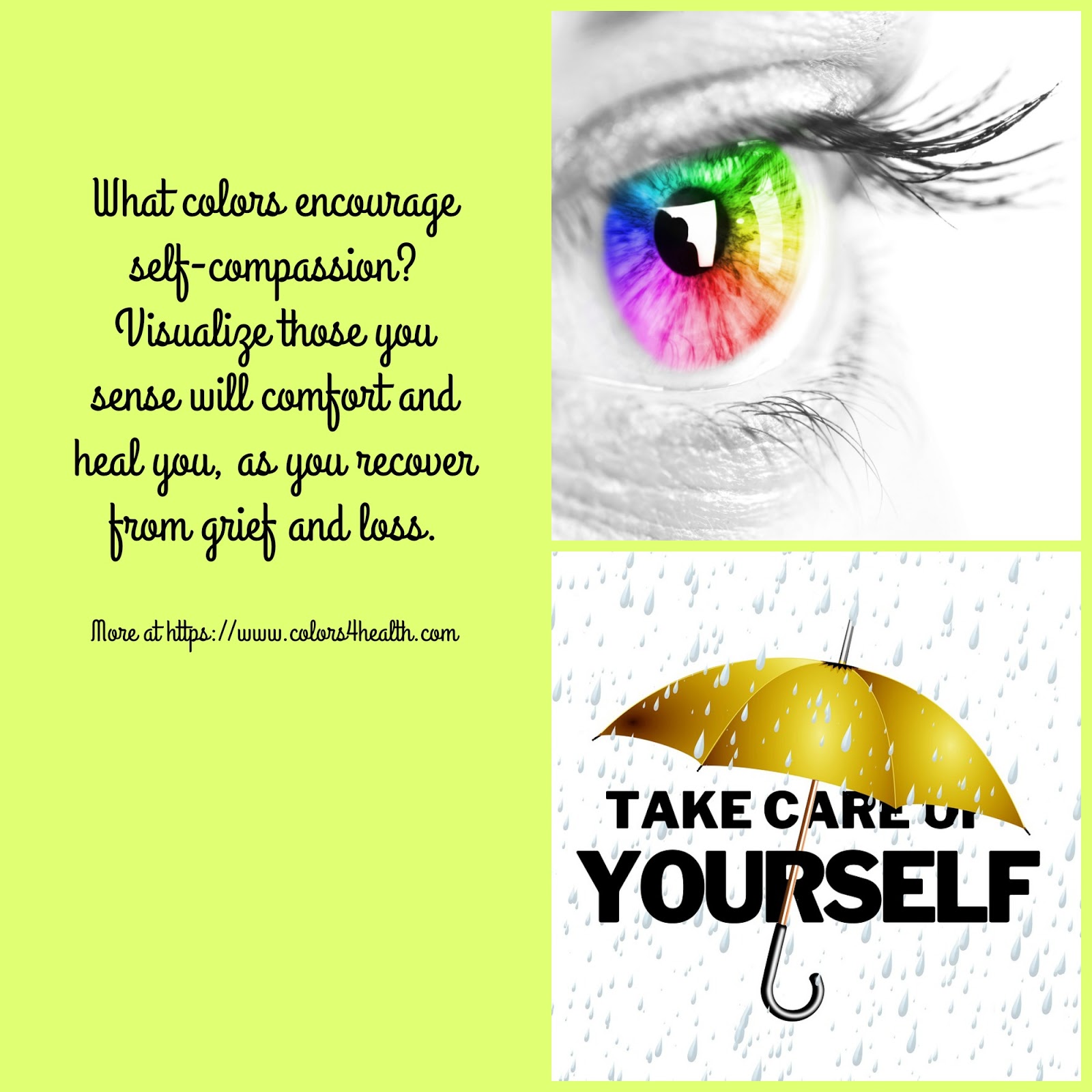 Colors 4 Health: Colors for Self-compassion, Healing, and Recovery