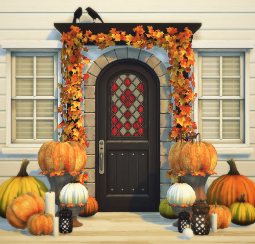 Sims 4 CC's - The Best: Autumn Entrance by Moony Cat
