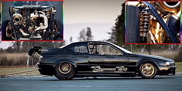 Gold Plated BMW Drag Race - Branded Stuff