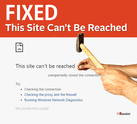 9 Ways “This Site Can’t Be Reached” [SOLVED] - Fix Chrome/FireFox/IE in ...