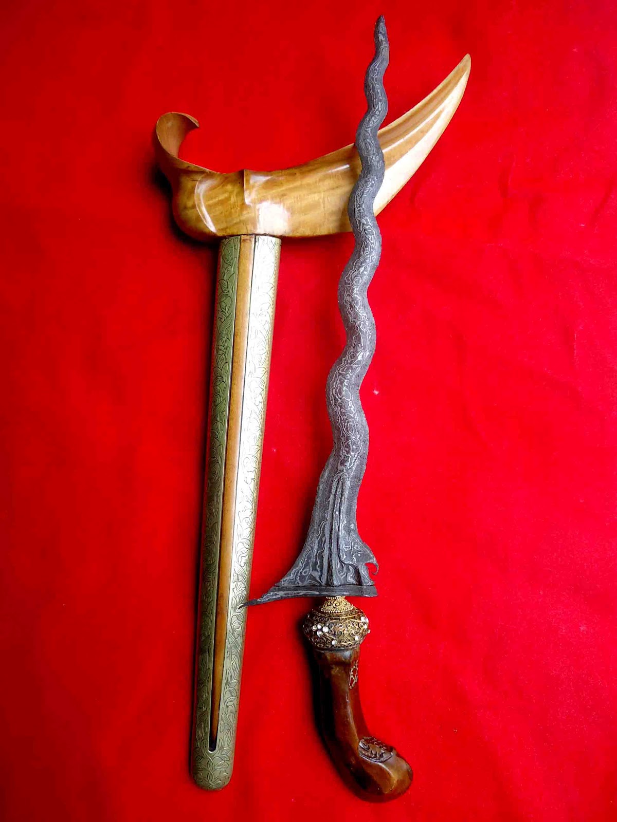 Keris Sangkelat Mataram Pamor Wos Wutah | Keris Nogo Sosro | Jual ...