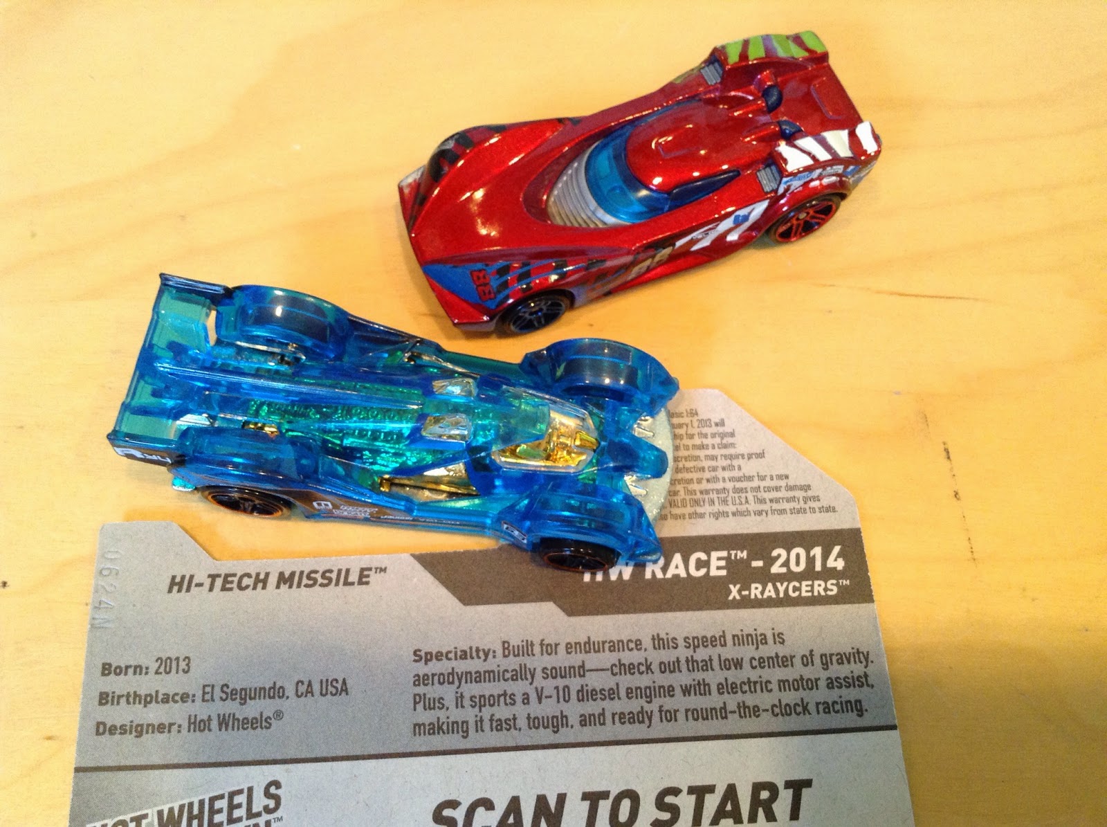 JULIAN'S HOT WHEELS BLOG: Hi-Tech Missile & Scoopa Di Fuego