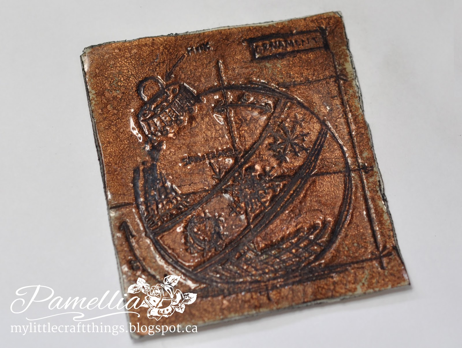 My Little Craft Things: Distressed Metal / Porcelain Tutorial