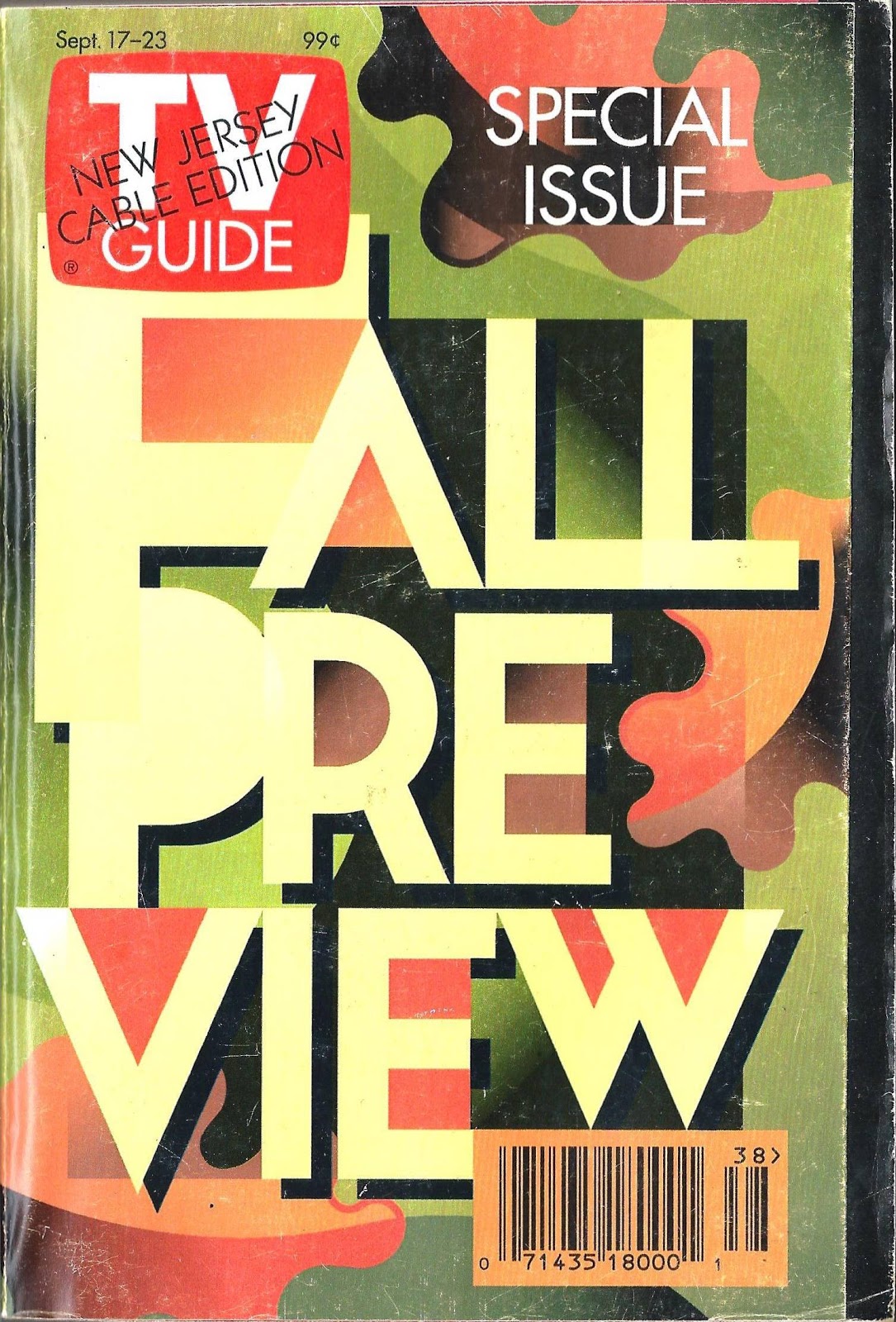 Past Print: TV Guide Fall Preview covers