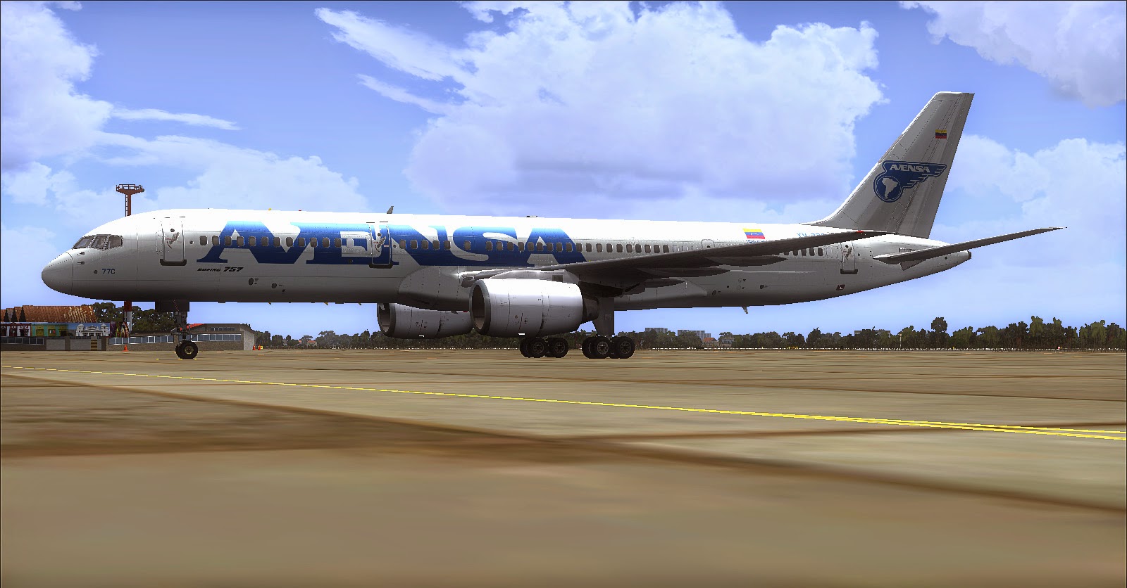 [FSX] QualityWings Avensa Boeing 757-200 RB211-535C YV-77C