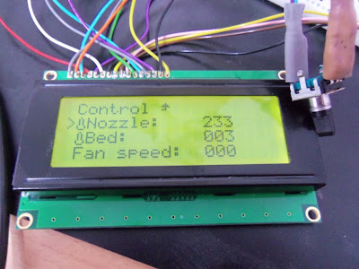 Think3dPrint3d: Sanguinololu, LCD and rotary encoder with switch