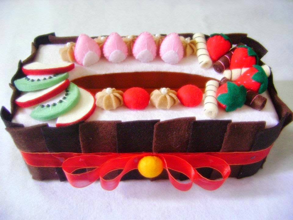 PRAKARYA DAN KEWIRAUSAHAAN SMK: KERAJINAN TEMPAT TISSUE DARI KAIN FLANEL