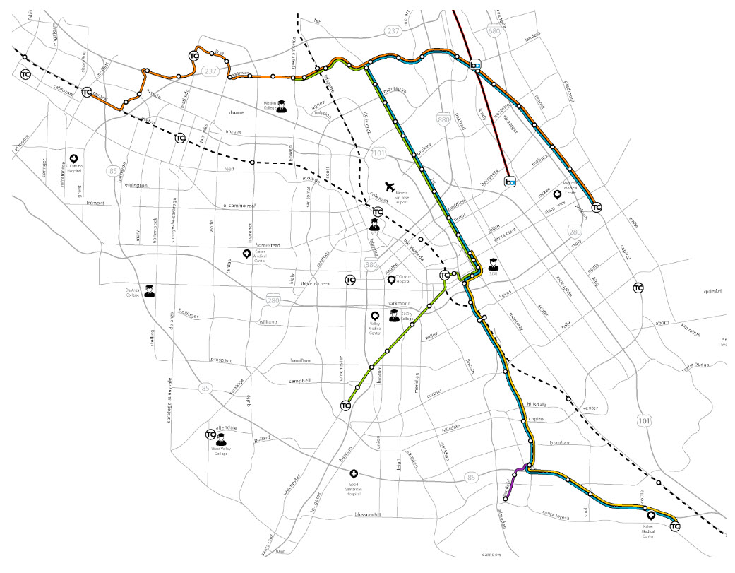 The San Jose Blog: VTA Next Draft Plan