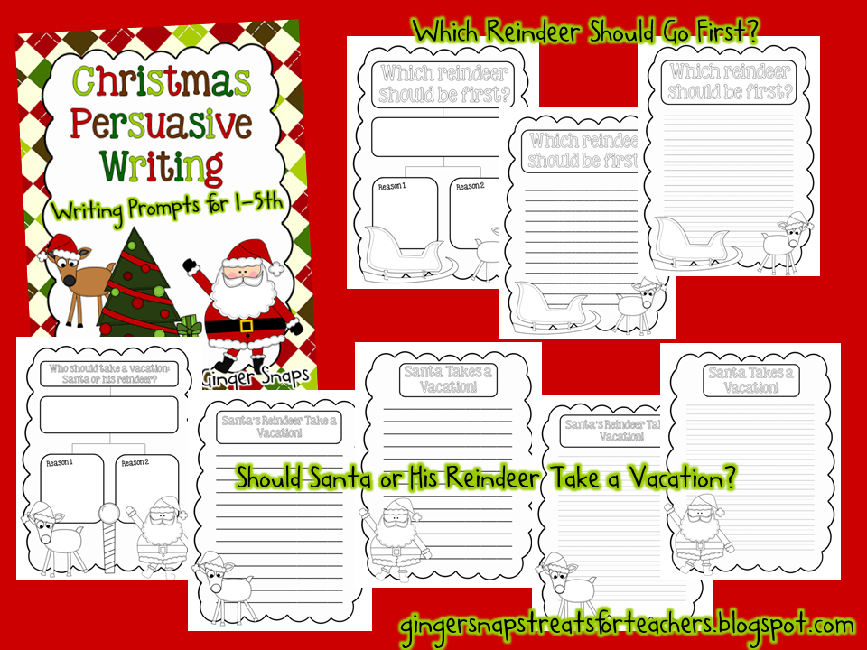 Ginger Snaps: Christmas Persausive Writing