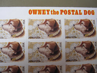 Gizmo: Discarded Dog Diary: #Owney the #postal #dog #stamps