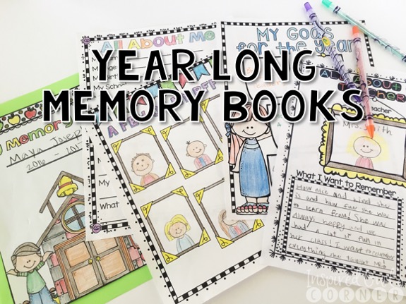 Year Long Memory Book Scrapbook Keepsakes Writing Project - Inspired ...