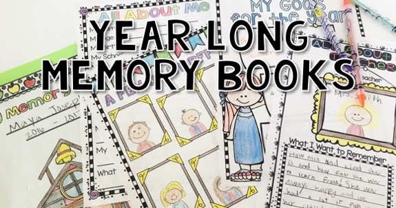 Year Long Memory Book Scrapbook Keepsakes Writing Project - Inspired ...