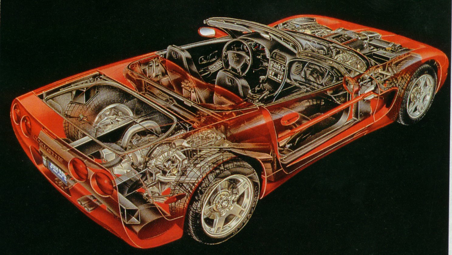 Corvette Brasil: Cutaways