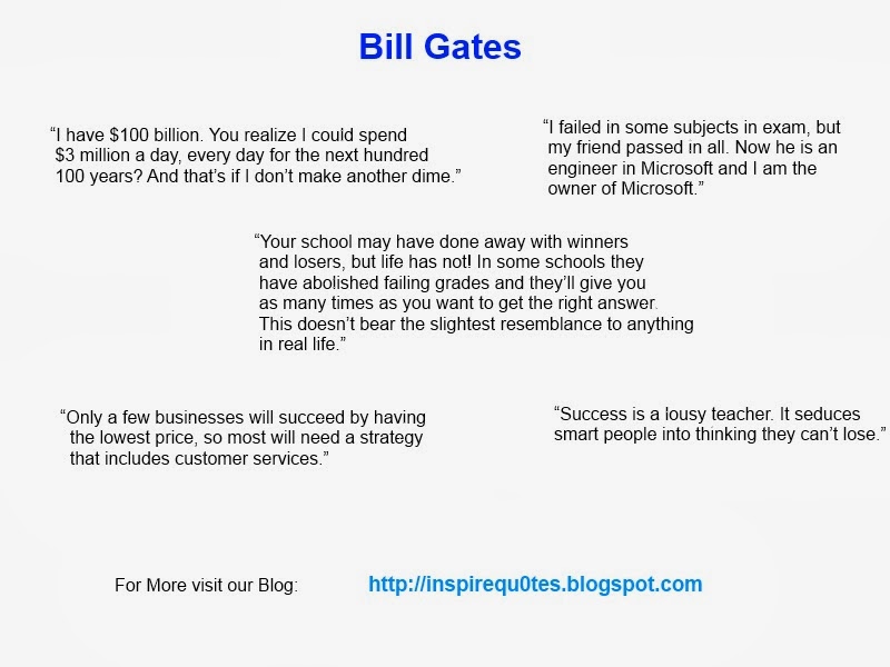 Bill Gates inspirational quotes | Inspirational Quotes