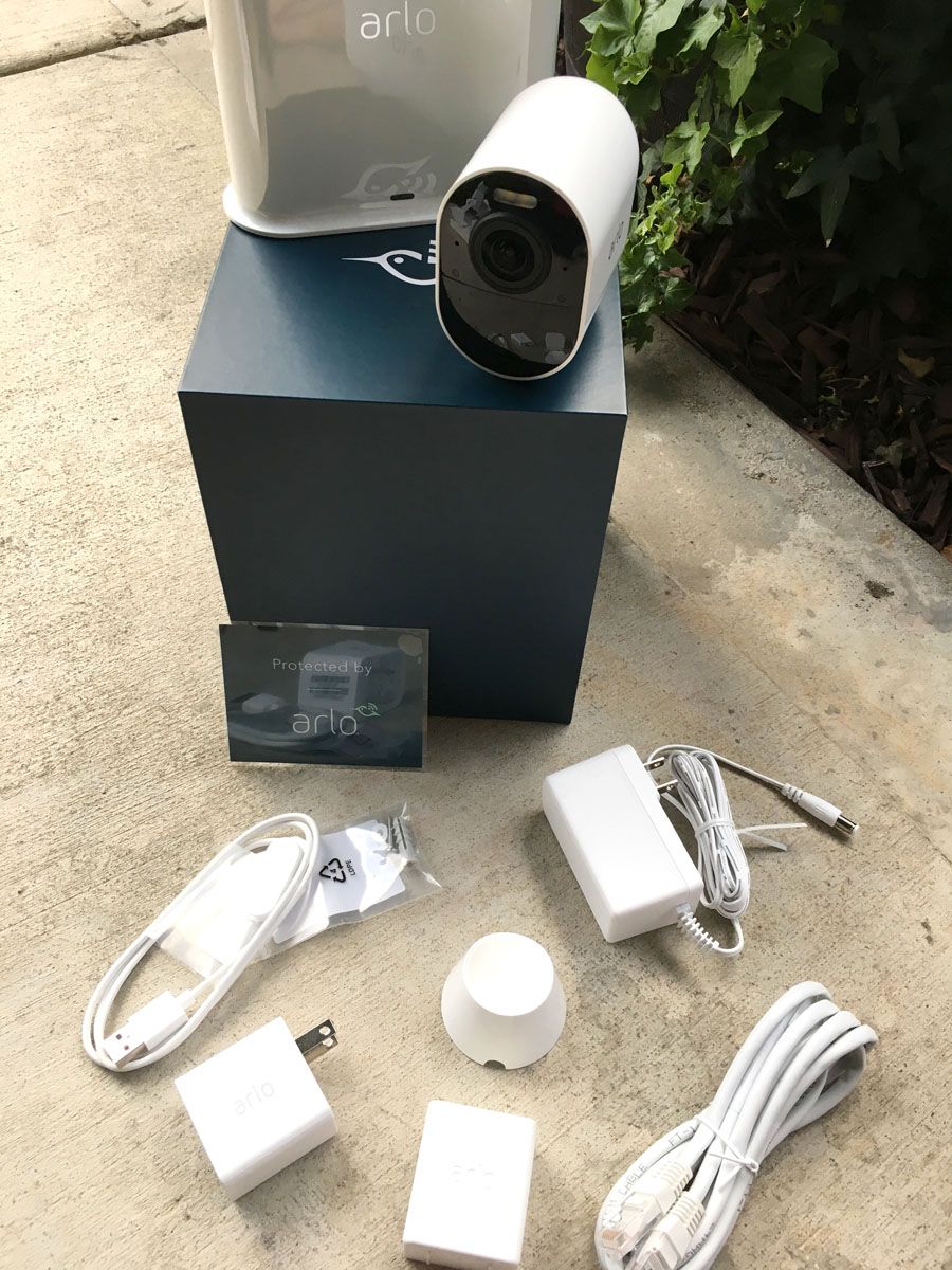 Everything you need comes in the box. The camera, the hub, all the ...