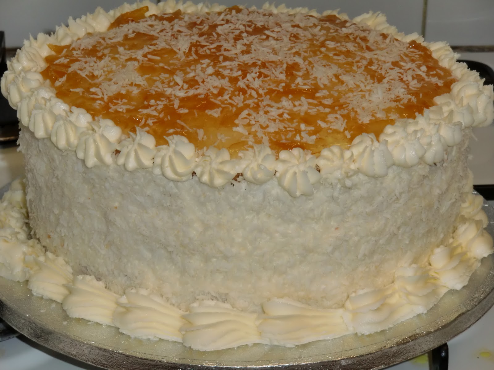 West Indies Cakes: Gâteau créole Lemon- coconut cake pour Patricia