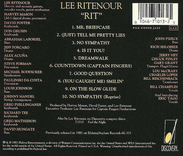 The CD Project: Lee Ritenour - "Rit" (1981)