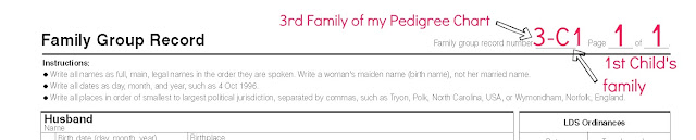 Family Group Record Numbering