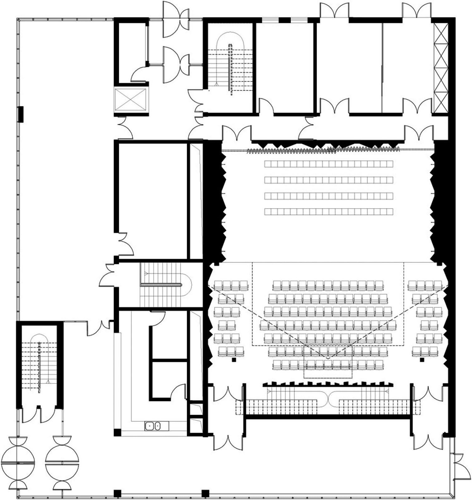 Gambar Arsitektur : Denah Teater yang Membawa Musik Menjadi Hidup ...