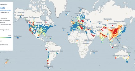 Maps Mania: The 2018 Cities with the Worst Air Pollution