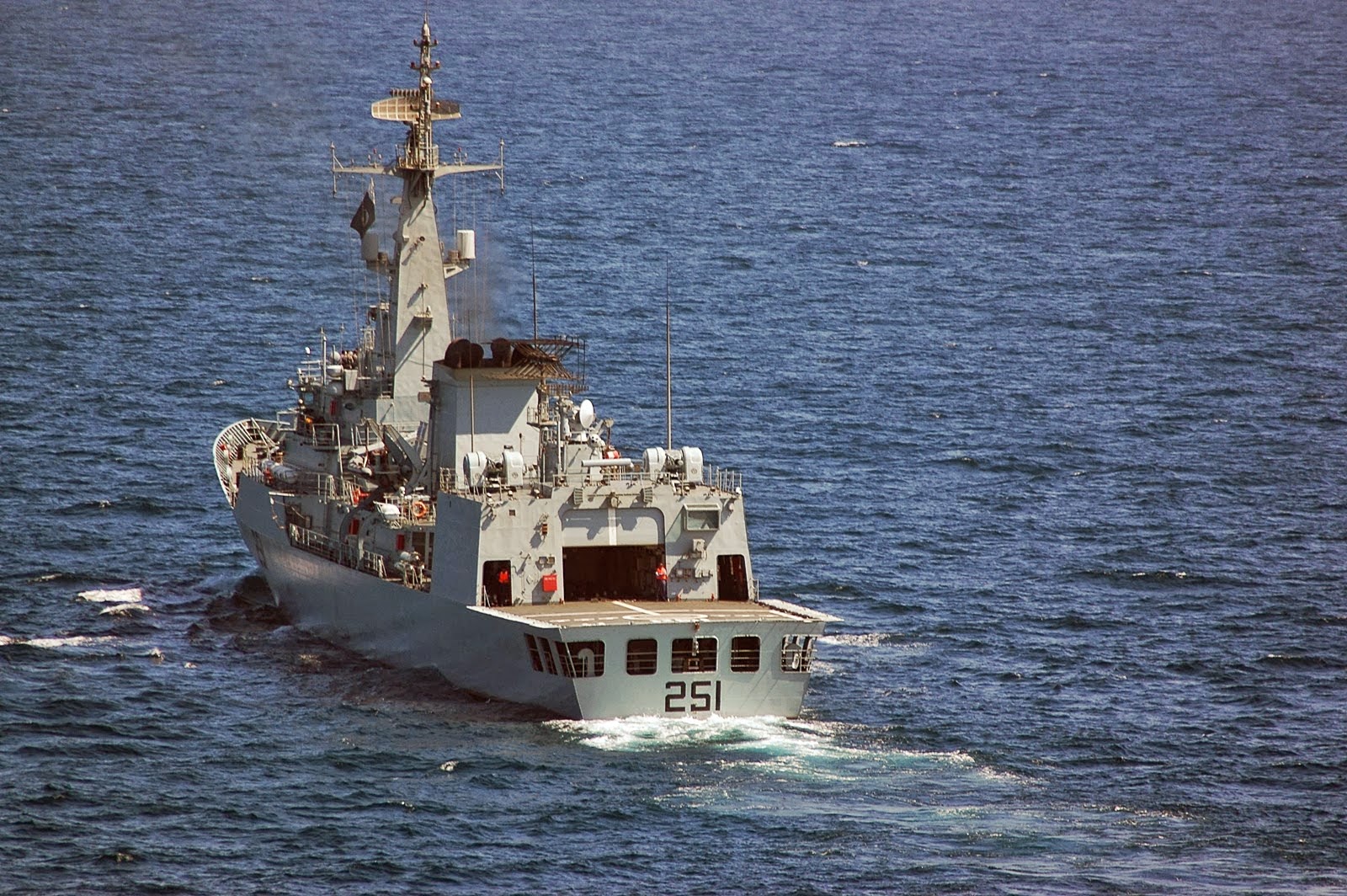 Navy Reples Attack on PNS Zulfiquar (251) F-22P Zulfiquar Class Guided Missile Frigate ...