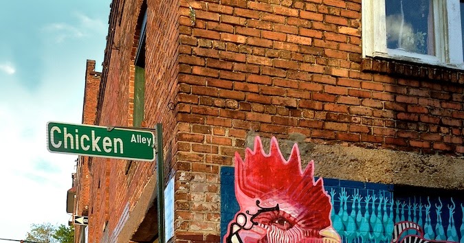 Haunted Place's: Chicken Alley In Asheville North Carolina