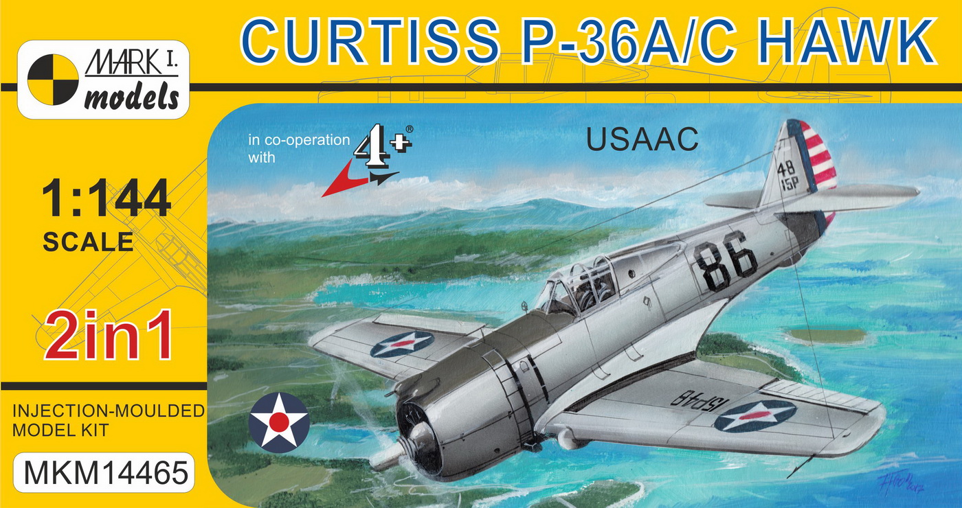 Kampfgruppe 1/144: 1/144 Curtis P-36A/C, H-75, Mohawk III - by Mark I