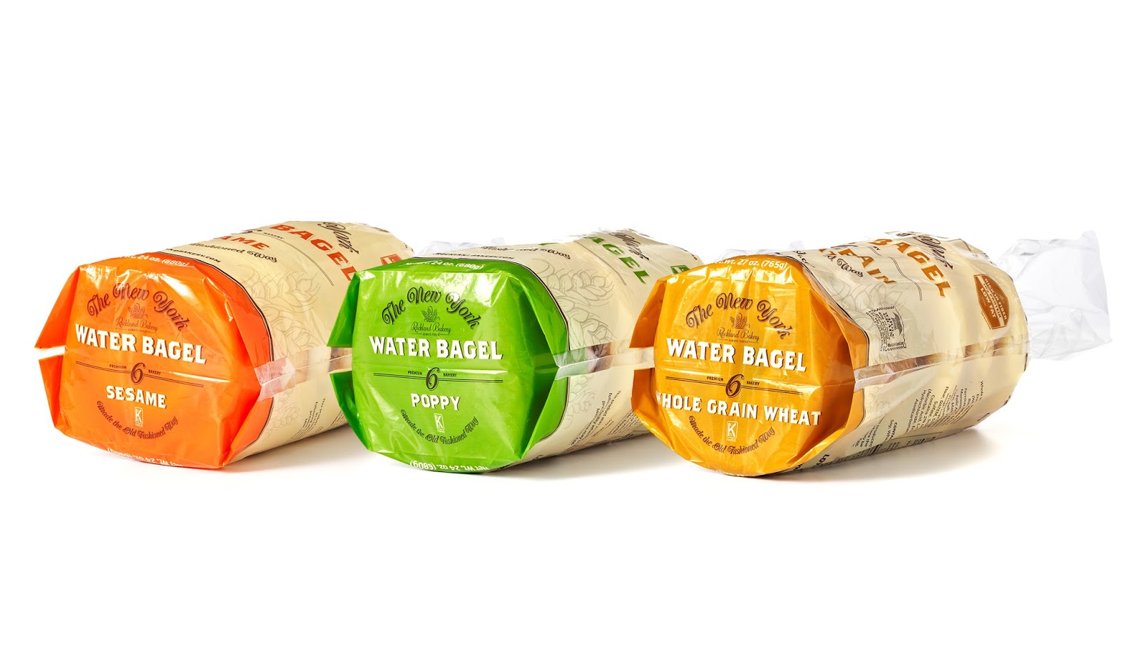 Rockland Bakery Water Bagel Packaging Redesign – Packaging Of The World