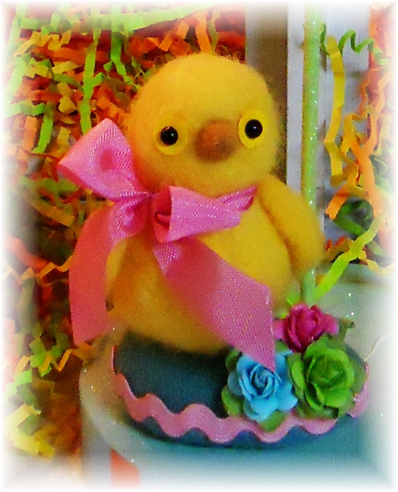 Bubbles of Joy: Kitchen Window Easter Display