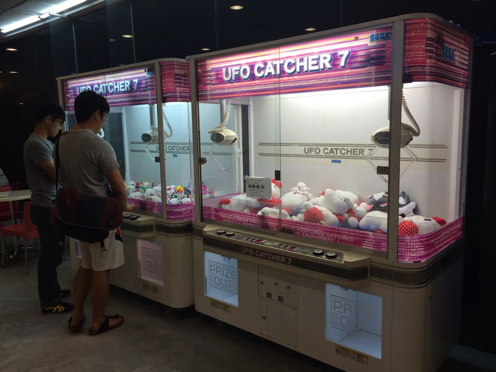 UFO catchers Singapore!
