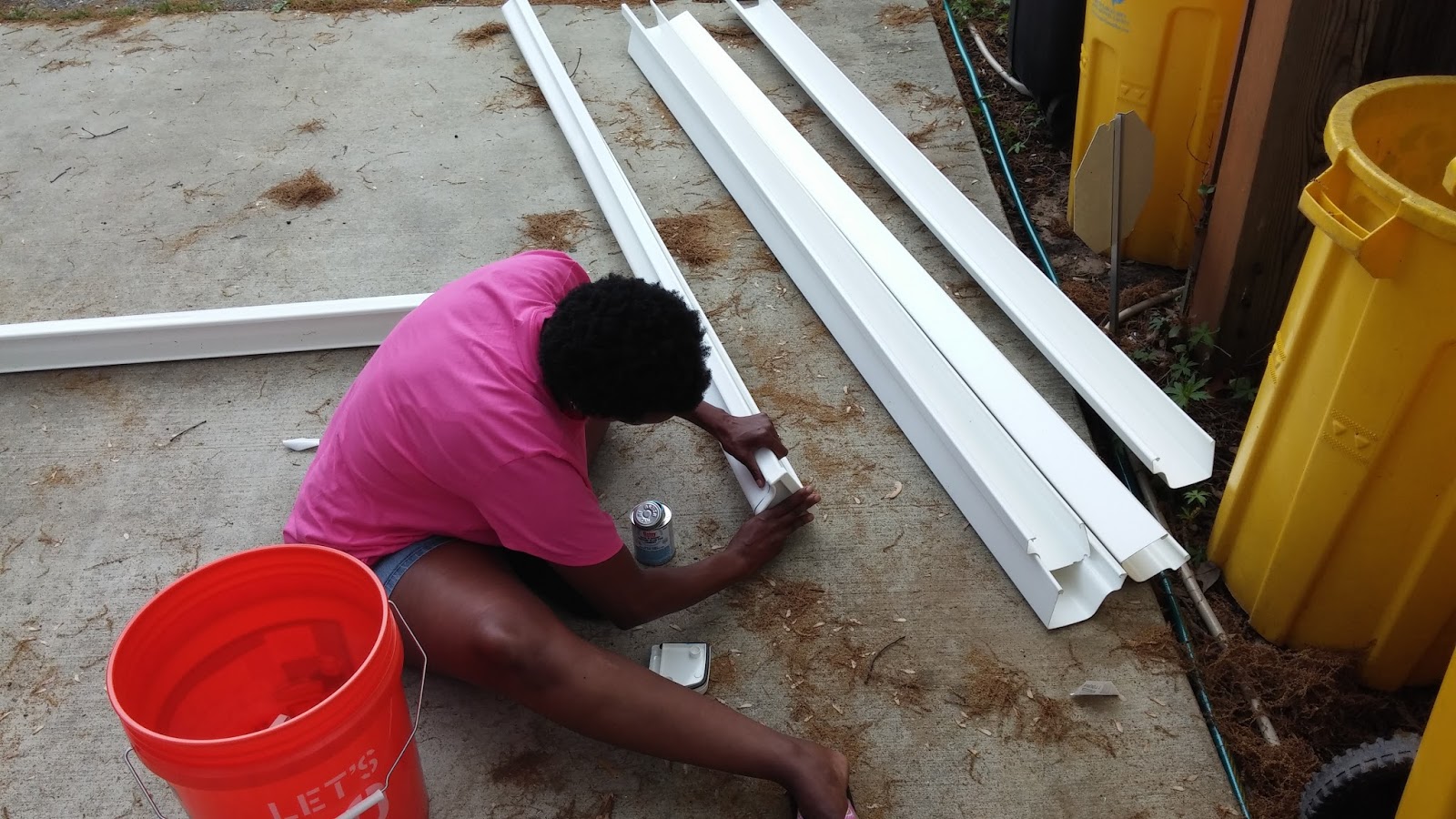 The Rain Gutter Grow System - Farming Your Yard