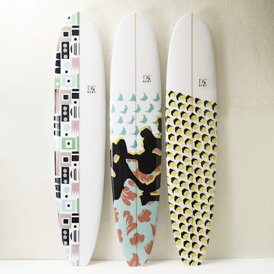 A Lovely Commotion: DVF Loves Roxy Longboards