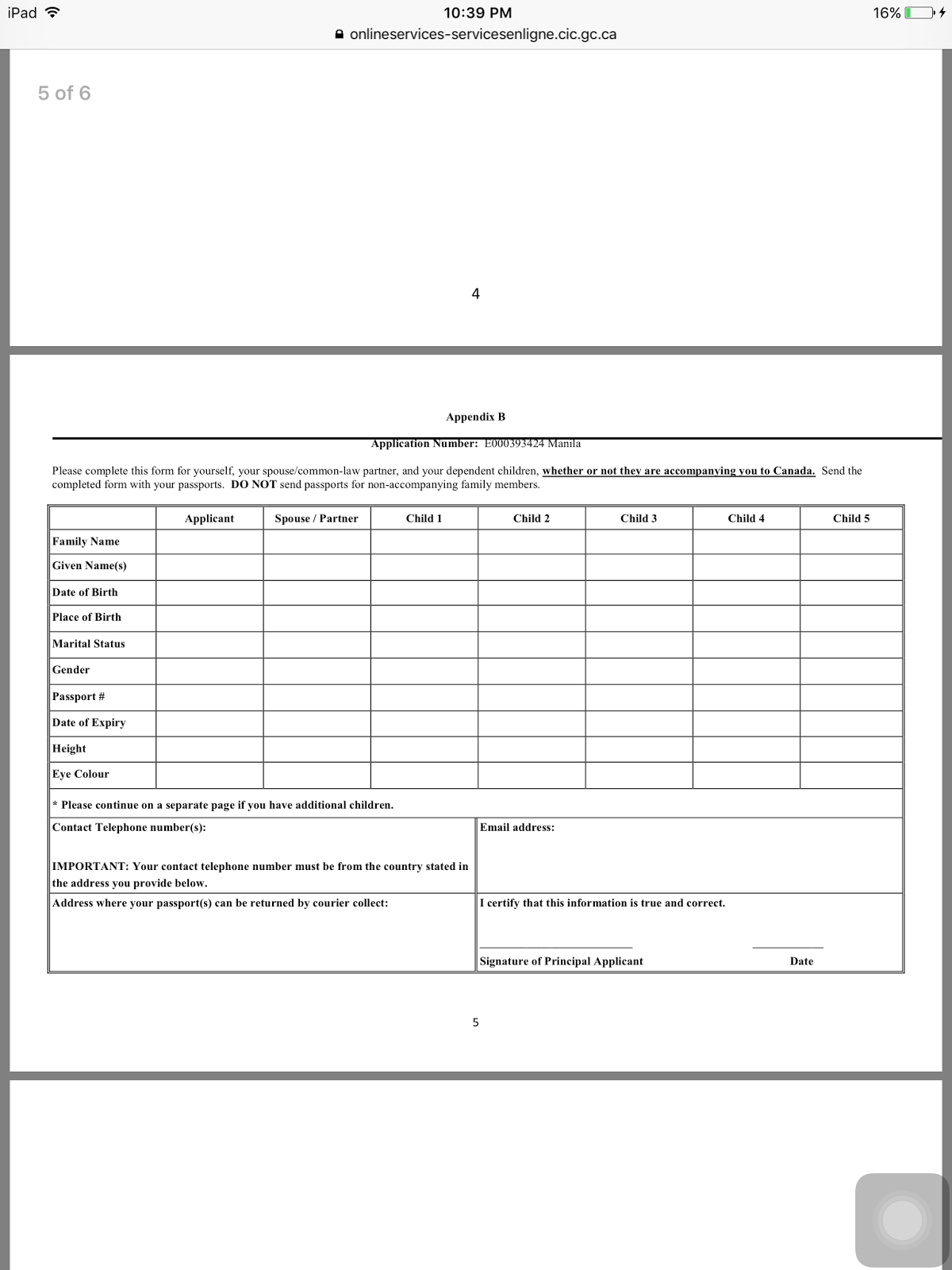 Our Canada Dream Diary: CIC PPR