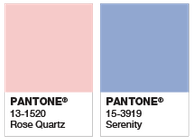 Trend Addict : Pantone Color of the Year 2016: Rose Quartz & Serenity