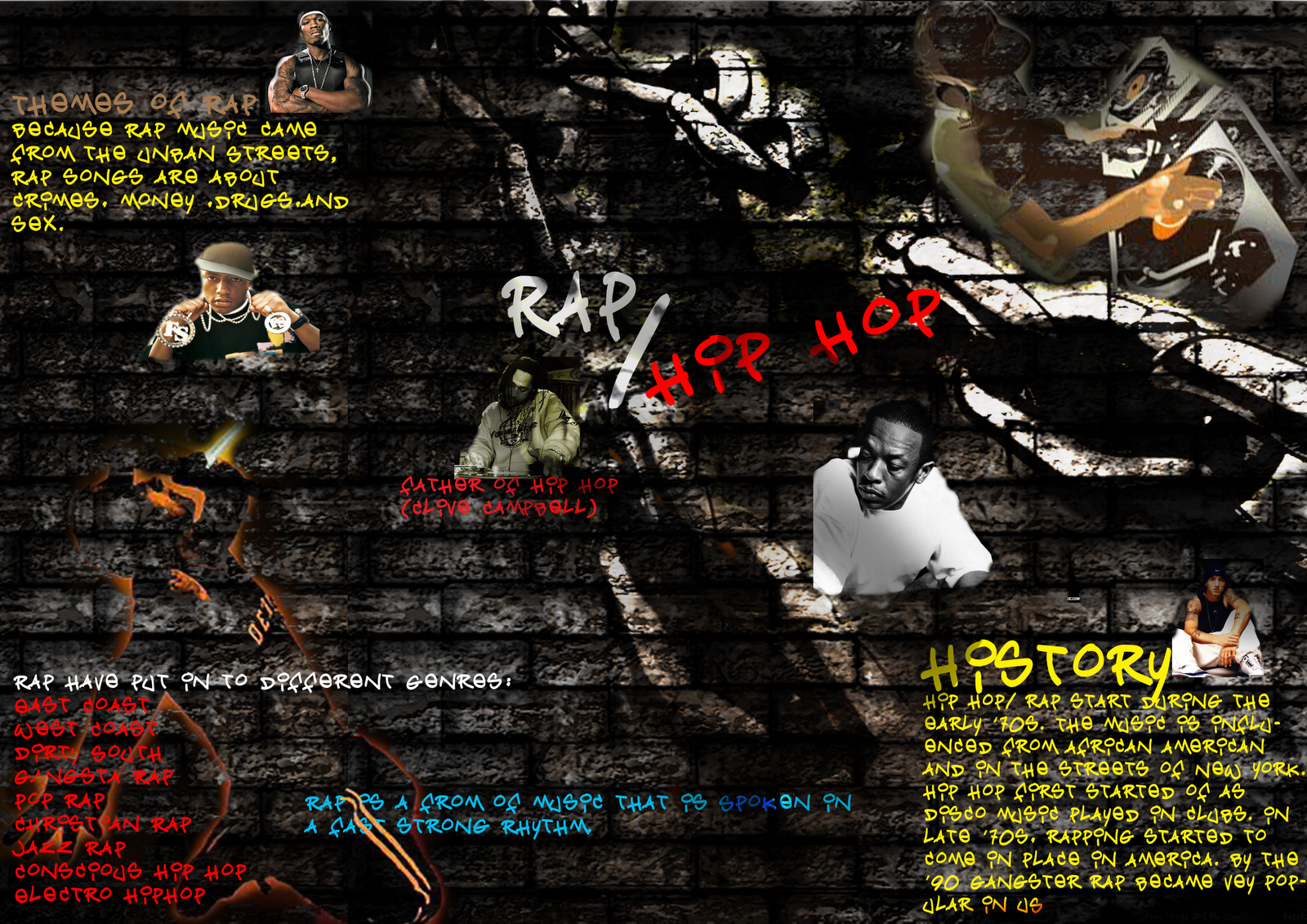 hey: Rap poster
