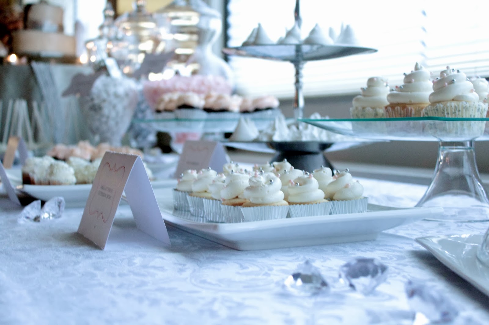 Sweet Lovely Bakes: Blush & Silver Sweets Table