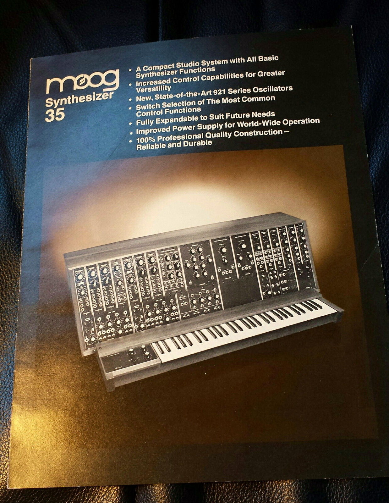 MATRIXSYNTH: Original 1976 Moog 35 Modular Synthesizer Catalog Brochure