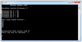 teknik informatika: SORTING