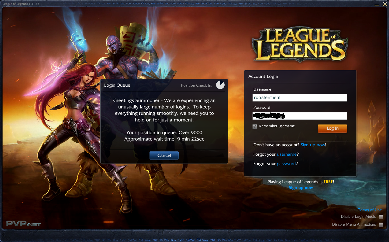 Adam "Rooster" Handy: League of legends login lol