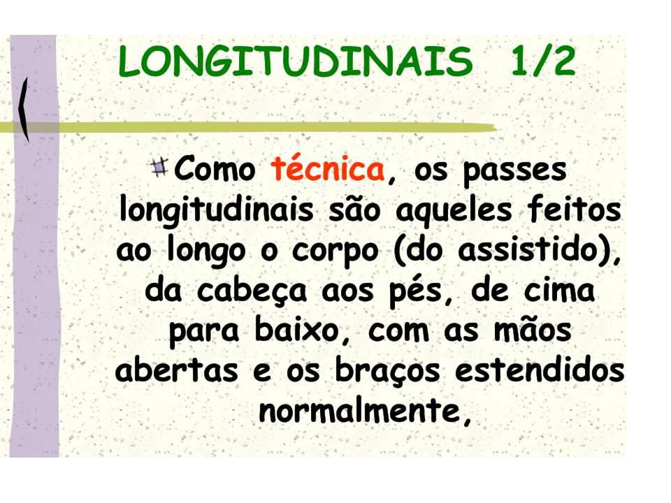 TDM e MAGNETISMO da A.B.C.E. BATUÍRA: TIPOS DE PASSES (LONGITUDINAIS)