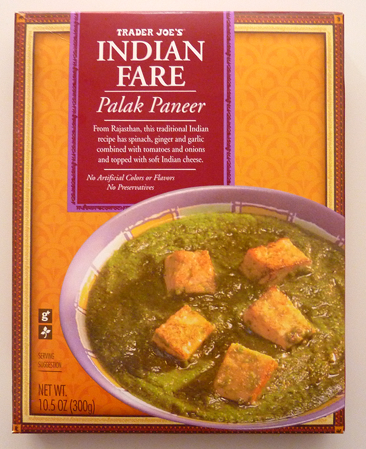 What's Good at Trader Joe's?: Trader Joe's Indian Fare Palak Paneer and Trader Joe's Malabari ...
