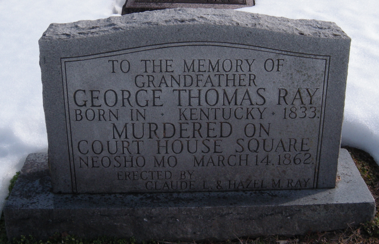 Escape to the Silent Cities: Murdered On The Court House Square