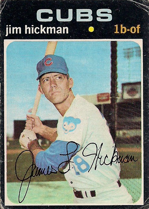Topps 1971: no. 175 - jim hickman