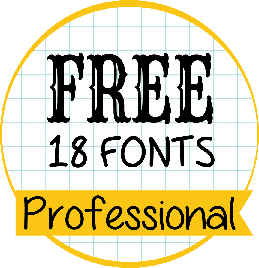 Las Cosas Ricas de Gaby!: 18 Professional Fonts FREE!