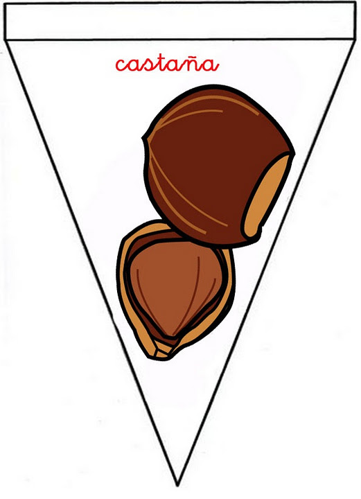 RECURSOS y ACTIVIDADES para Educación Infantil: Banderines: FRUTOS del ...