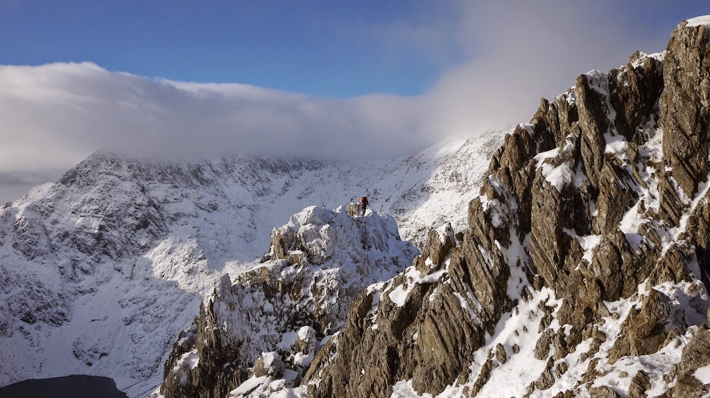 Rob Johnson: Crib Goch in the snow