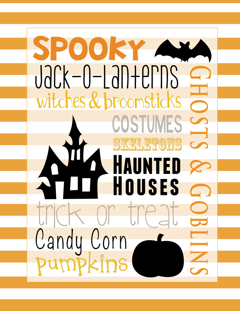 McKissick Creations: Halloween Subway Art - Free Printable