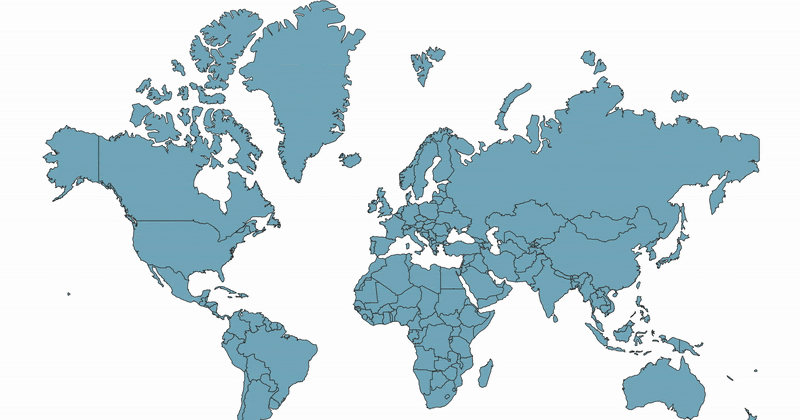 Maps Mania: The True Size of Countries